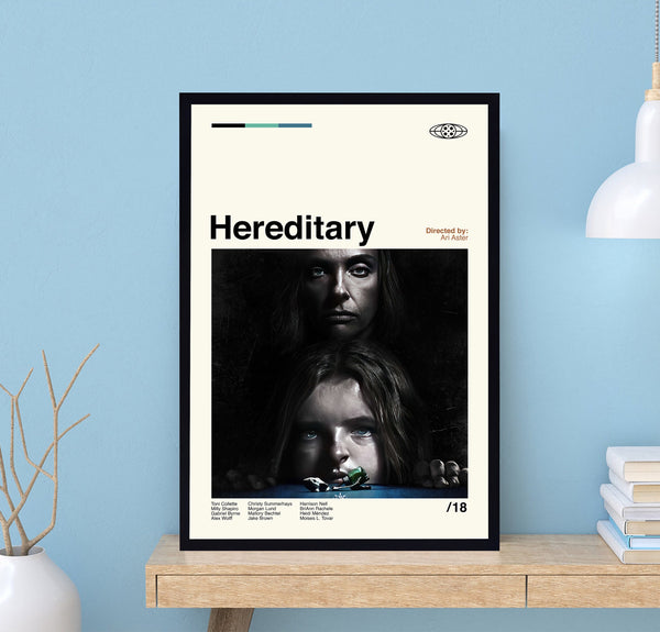 Hereditary Poster, Hereditary Movie Poster, Ari Aster, Retro Poster, M ...