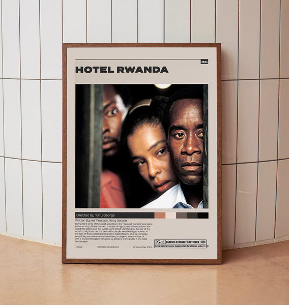 Hotel Rwanda Poster,Terry George, Minimalist Tv Series, Tv Series ...