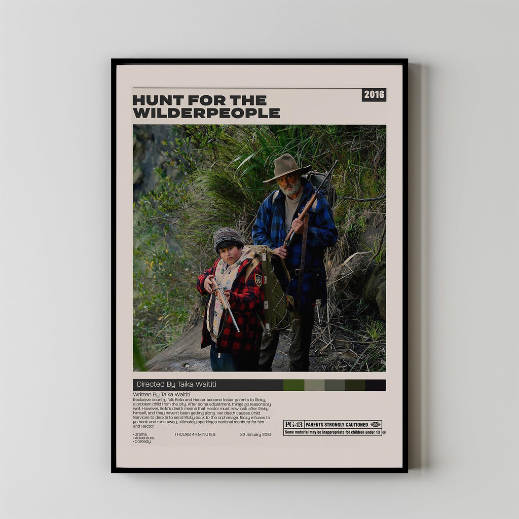 Hunt for the Wilderpeople, Taika Waititi, Minimalist Movie Poster ...