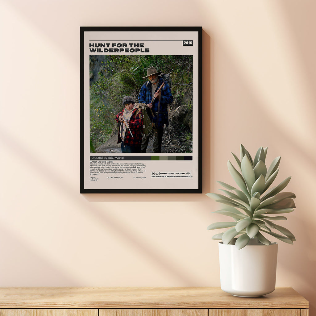Hunt for the Wilderpeople, Taika Waititi, Minimalist Movie Poster ...