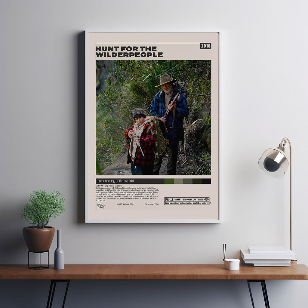Hunt for the Wilderpeople, Taika Waititi, Minimalist Movie Poster ...