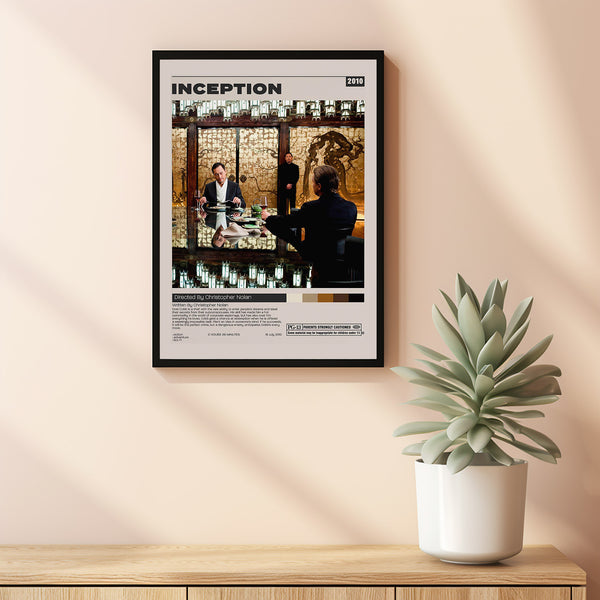 Inception Poster, Christopher Nolan, Minimalist Movie Poster 1 – mythicwall