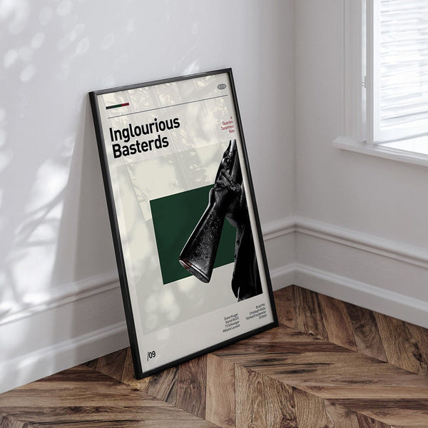 Inglourious Basterds Movie Poster Minimalist Midcentury Poster Wall Ar ...