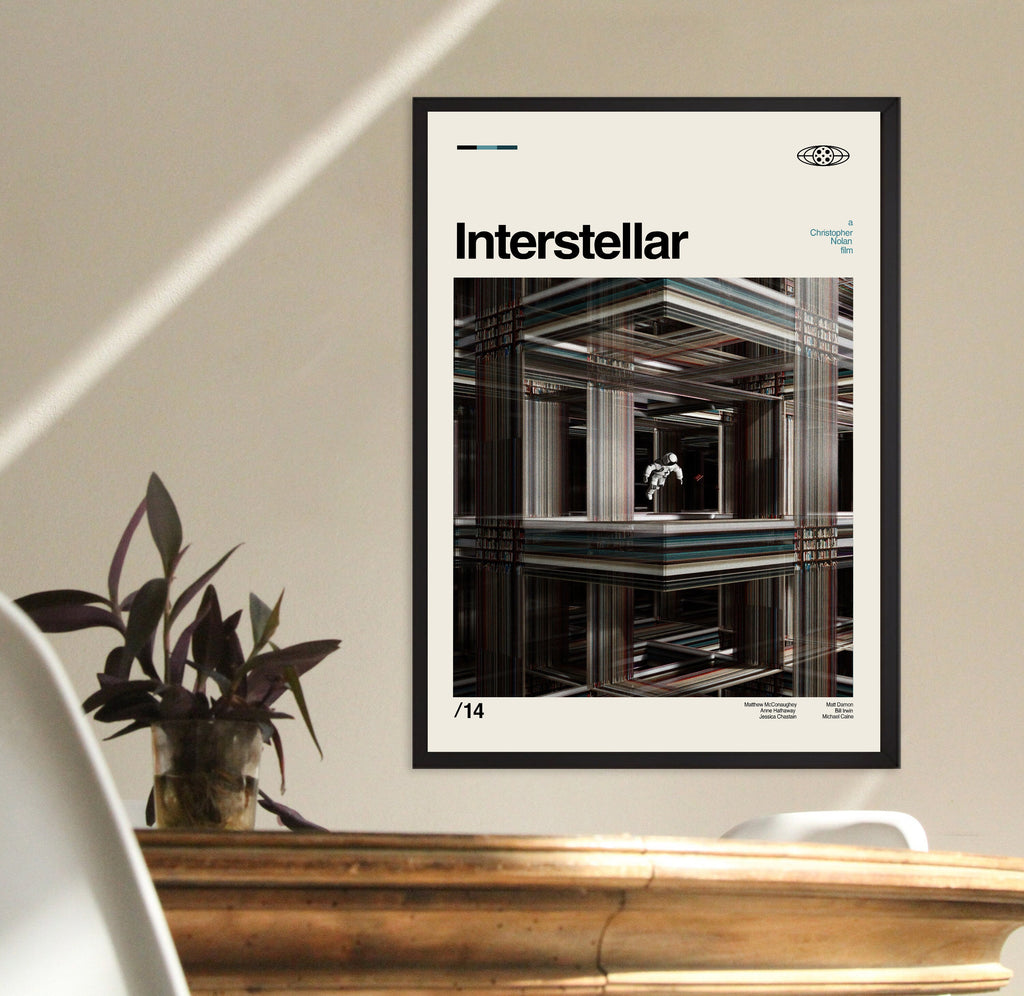 interstellar poster minimalist