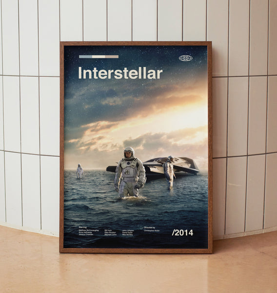 Interstellar Wall Art Print - Matthew McConaughey Anne Hathaway - Mini ...