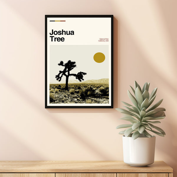 Joshua Tree Poster, Joshua Tree Movie, Joshua Tree Film, Vintage Moder ...
