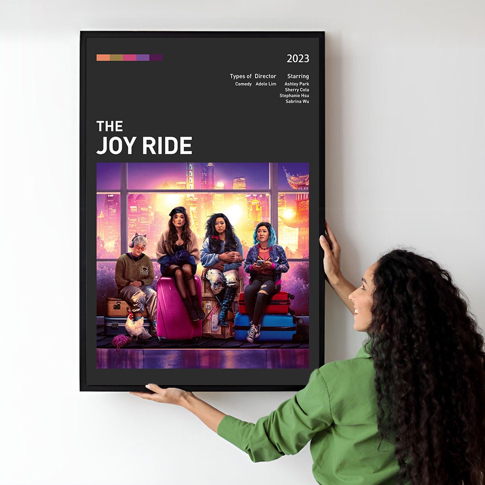 Joy Ride Movie Poster Minimalist Midcentury Poster Wall Art Print Retr ...