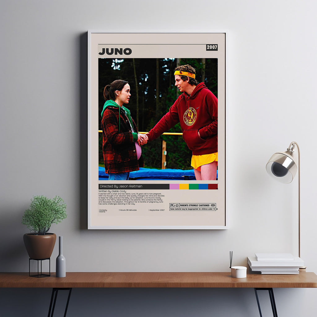 Juno Movie Poster, Jason Reitman, Minimalist Movie Poster 1 – mythicwall