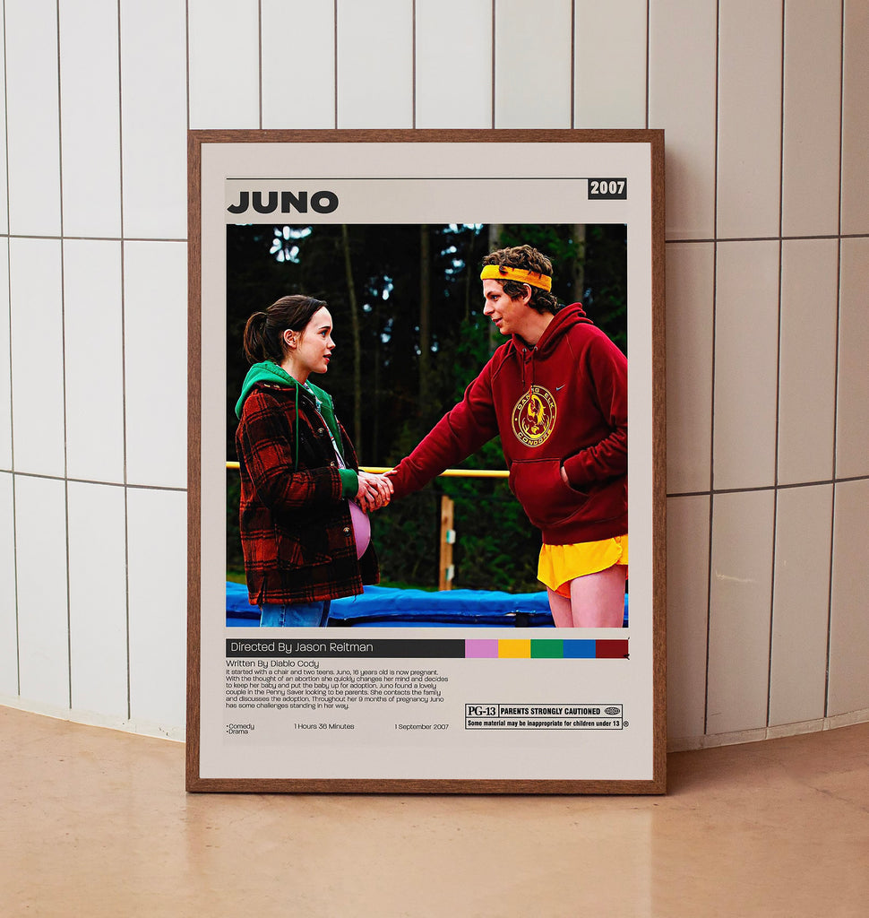 Juno Movie Poster, Jason Reitman, Minimalist Movie Poster 1 – mythicwall