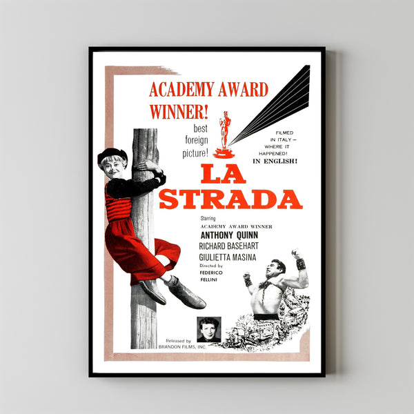 La Strada Movie Poster,Film Fan Collectibles,Vintage Movie Poster,Home ...