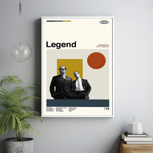 Legend Poster, Legend Movie Poster, Album Film Poster, Wall Art, Minim ...