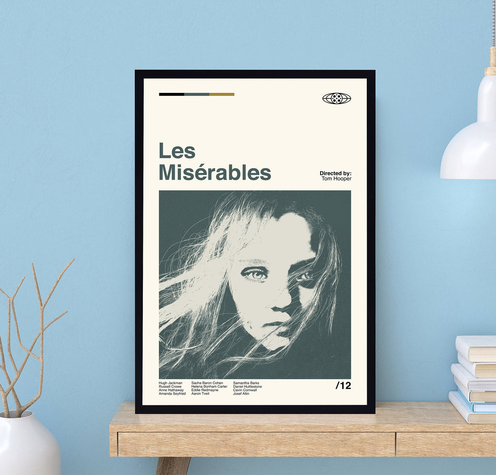 Les Misérables Poster, Tom Hooper, Vintage Poster, Retro Movie Poster ...