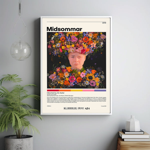 Midsommar by Ari Aster Minimalist Movie Poster | Vintage Retro Art Pri ...