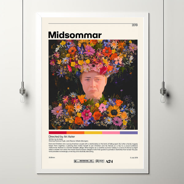 Midsommar by Ari Aster Minimalist Movie Poster | Vintage Retro Art Pri ...