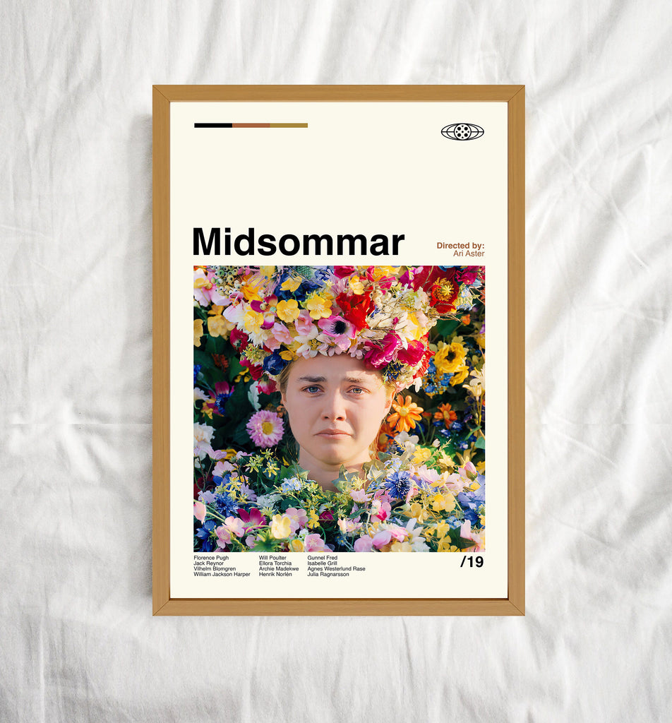 Midsommar Poster, Midsommar Print, Ari Aster, Retro Poster, Midcentury ...
