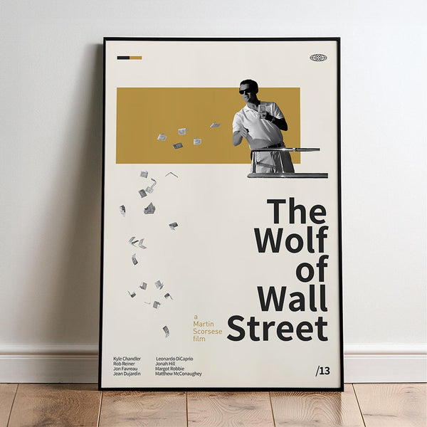 Movie Poster Minimalist Midcentury Poster Wall Art Print Retro Movie P ...
