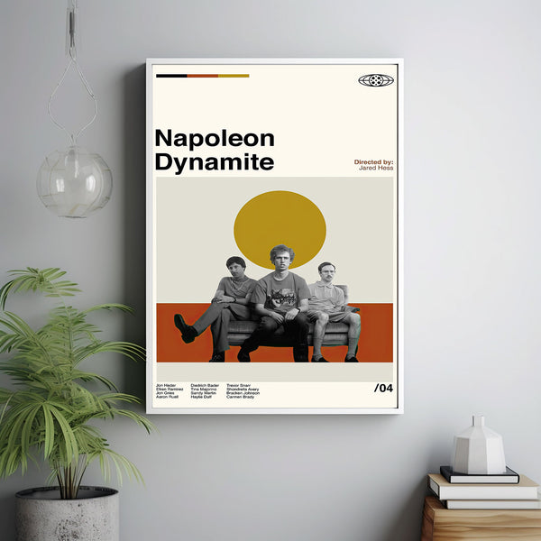 Napoleon Dynamite Poster - Jared Hess - Movie Poster - Retro Modern Ar ...