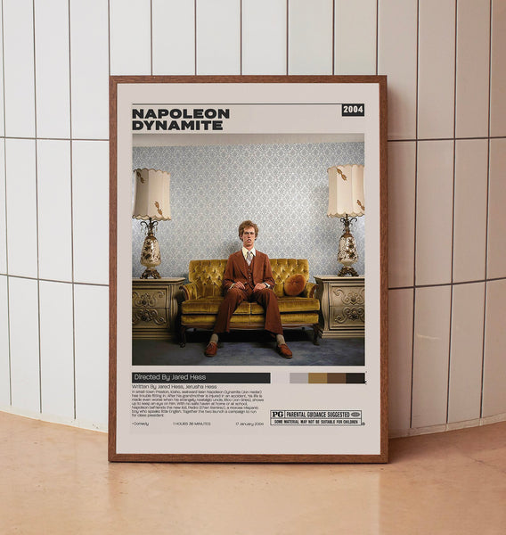 Napoleon Dynamite, Jared Hess, Minimalist Movie Poster, Room Decor ...