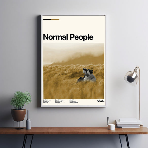 Normal people Poster, Normal people Movie, Normal people Film, Retro M ...
