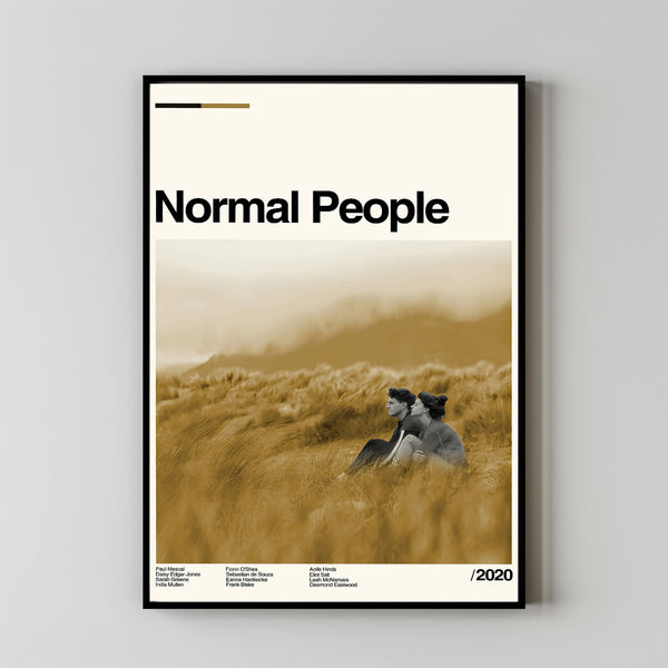Normal people Poster, Normal people Movie, Normal people Film, Retro M ...