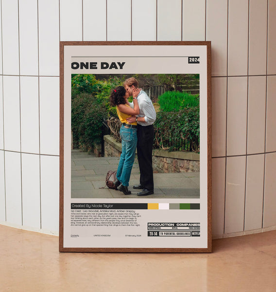One Day Poster, Nicole Taylor, Minimalist Tv Series, Tv Series Poster ...