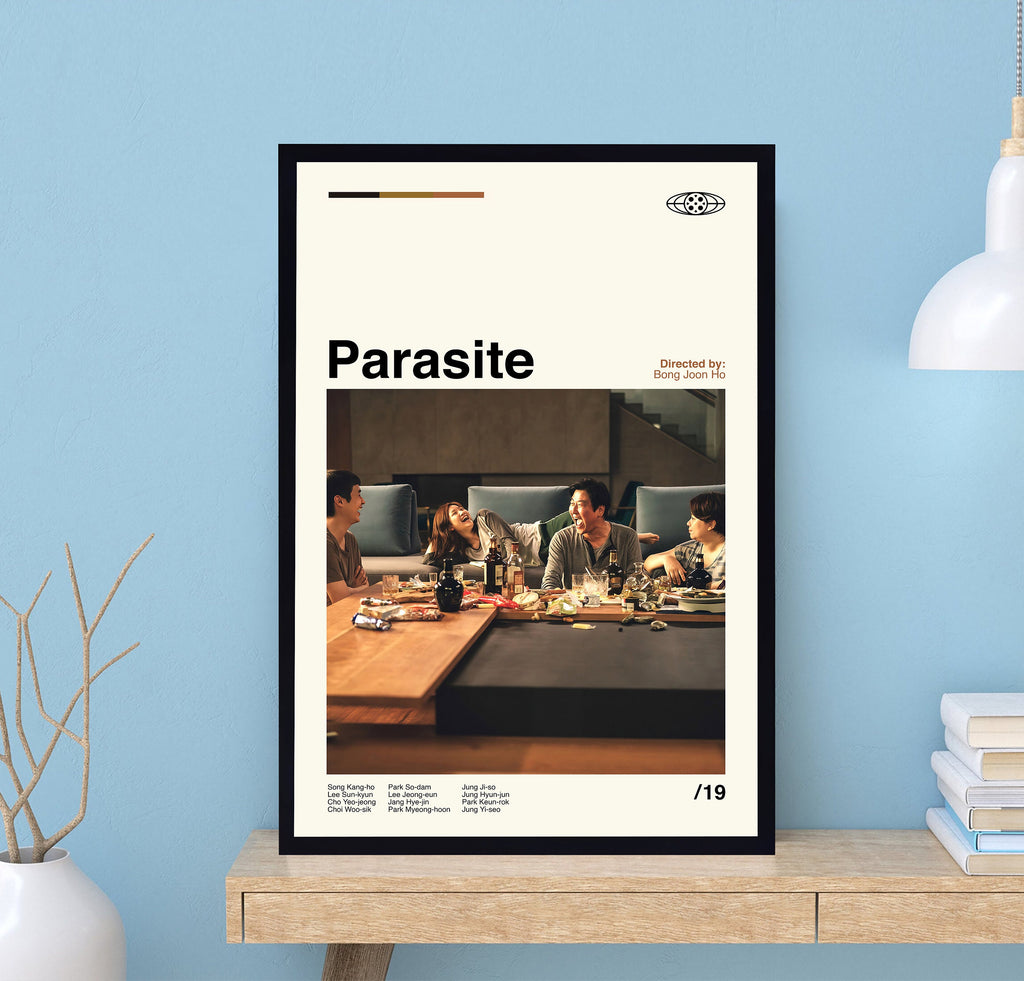 Parasite Poster, Bong Joon-ho, Parasite Print, Retro Movie Poster, Min ...