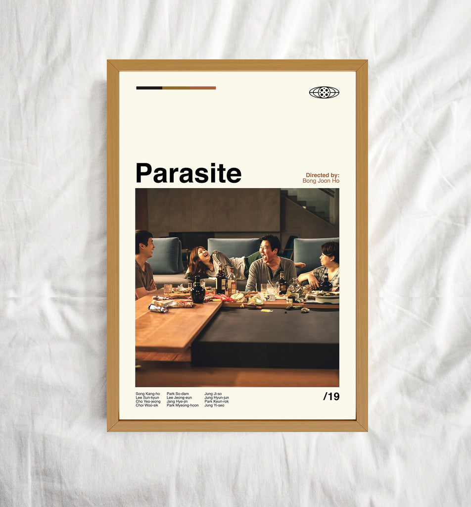 Parasite Poster, Bong Joon-ho, Parasite Print, Retro Movie Poster, Min ...