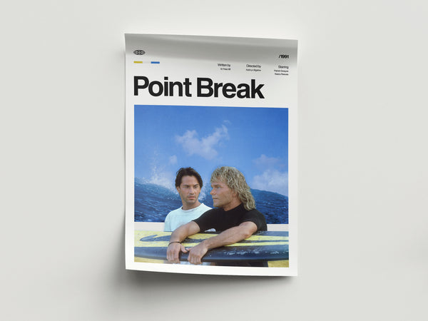 Point Break Movie Poster, Point Break Wall Decor, Point Break Poster P ...