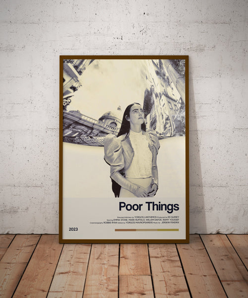 Poor Things Movie Poster - Retro Movie Poster Print - Wall Art Poster ...