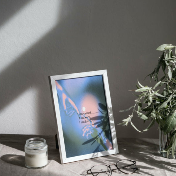 Positive Affirmation Print, Etheral Wall Art,Minimalist Wall Art,,Retr ...