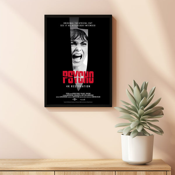 Psycho (1960) Poster Art Print Movie Posters Gift for Movie lovers 3 ...