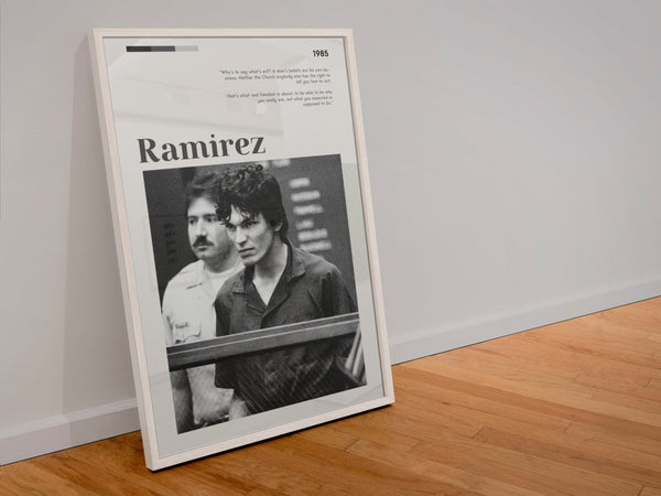Richard Ramirez Poster Wall Art Serial Killer Quote Night Stalker Walk ...