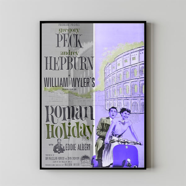 Roman Holiday Movie Poster,Film Fan Collectibles,Vintage Movie Poster ...