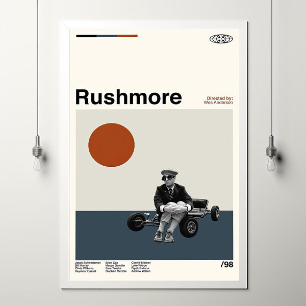 Rushmore Poster - Wes Anderson - Movie Poster - Retro Modern Art - Min ...