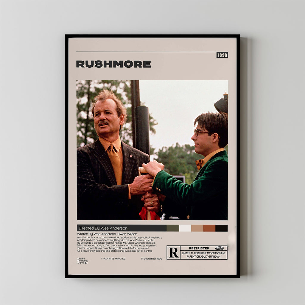 rushmore 1998 poster