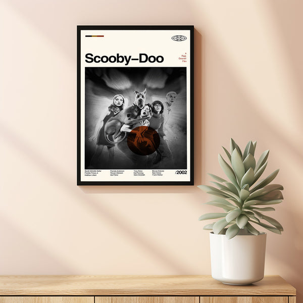 Scooby Doo Film, Scooby Doo Poster, Custom Print, Vintage Print, Minim ...