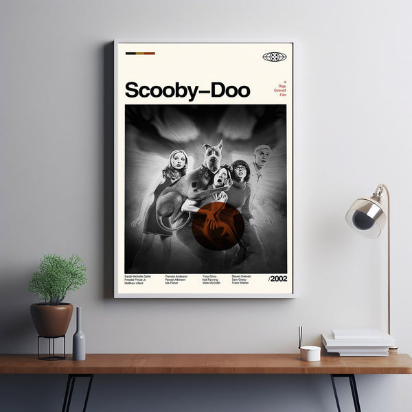 Scooby Doo Film, Scooby Doo Poster, Custom Print, Vintage Print, Minim ...