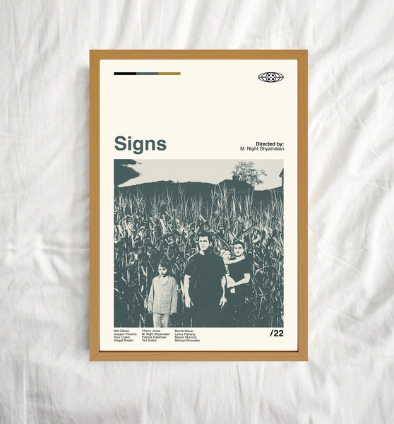 Signs Movie Poster, Signs Poster, M Night Shyamalan, Retro Movie Poste ...