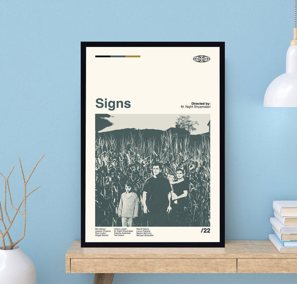 Signs Movie Poster, Signs Poster, M Night Shyamalan, Retro Movie Poste ...