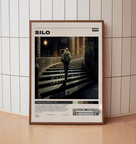 Silo Poster, Silo Tv Series, Graham Yost, Minimalist Tv Series, Vintag ...