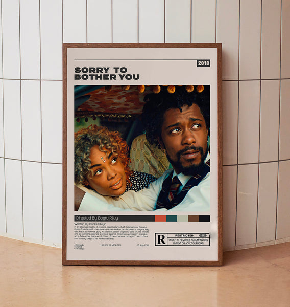Sorry to Bother You Poster, Boots Riley, Minimalist Movie Poster ...