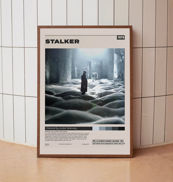 Stalker Movie Poster, Andrei Tarkovsky, Minimalist Movie Poster ...