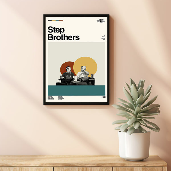 Step Brothers Poster, Retro Movie Print, Modern Vintage, Movie Poster ...
