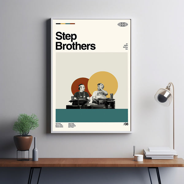 Step Brothers Poster, Retro Movie Print, Modern Vintage, Movie Poster ...