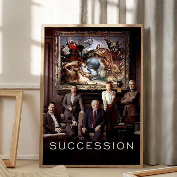 Succession Wall Art Modern Art Print Minimalist Movie Movie Poster Fil ...