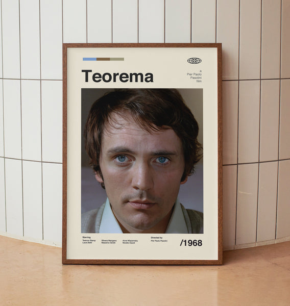 Teorema Wall Art Print - Pier Paolo Pasolini - Midcentury Vintage Mini ...