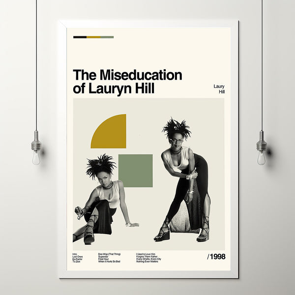The Miseducation of Lauryn Hill Poster, Retro Poster, Poster Print Wal ...