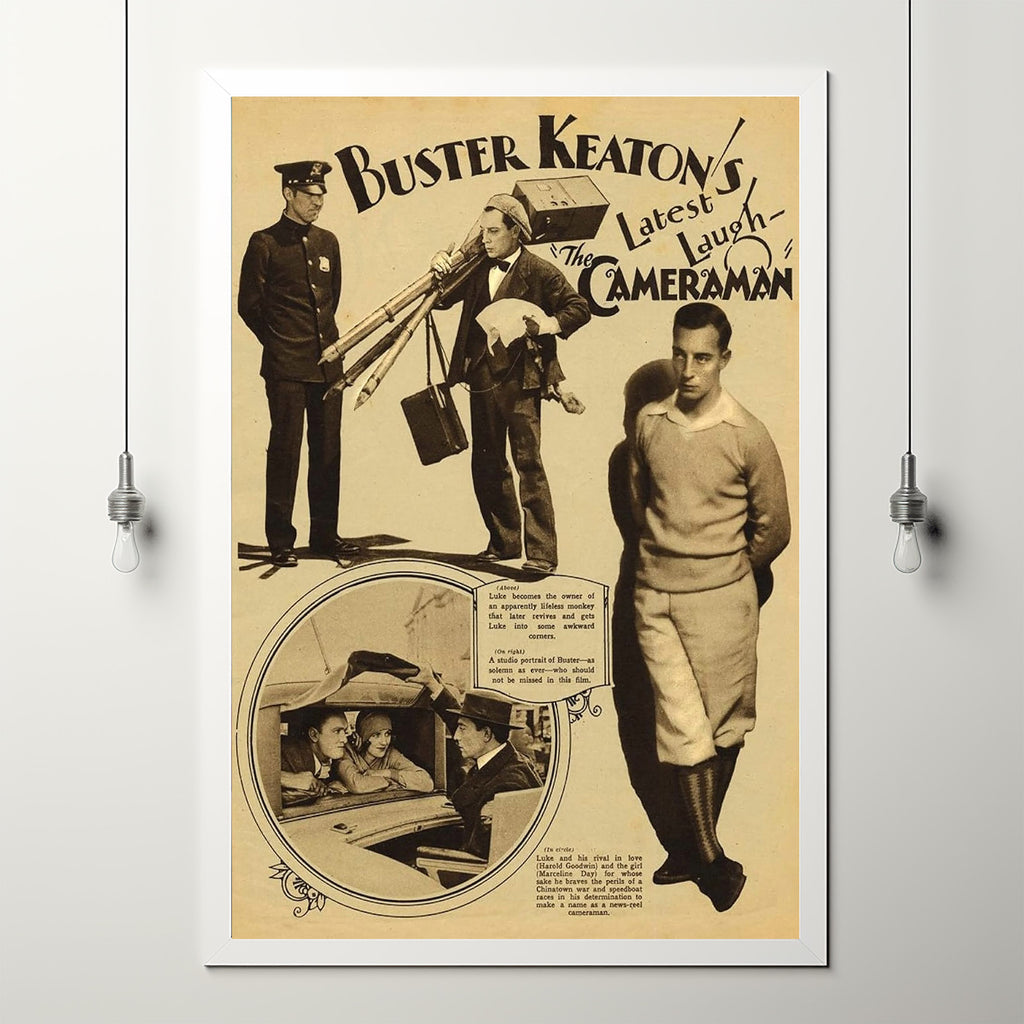 The Cameraman Movie Poster,Film Fan Collectibles,Vintage Movie Poster ...