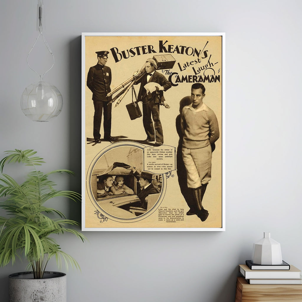 The Cameraman Movie Poster,Film Fan Collectibles,Vintage Movie Poster ...