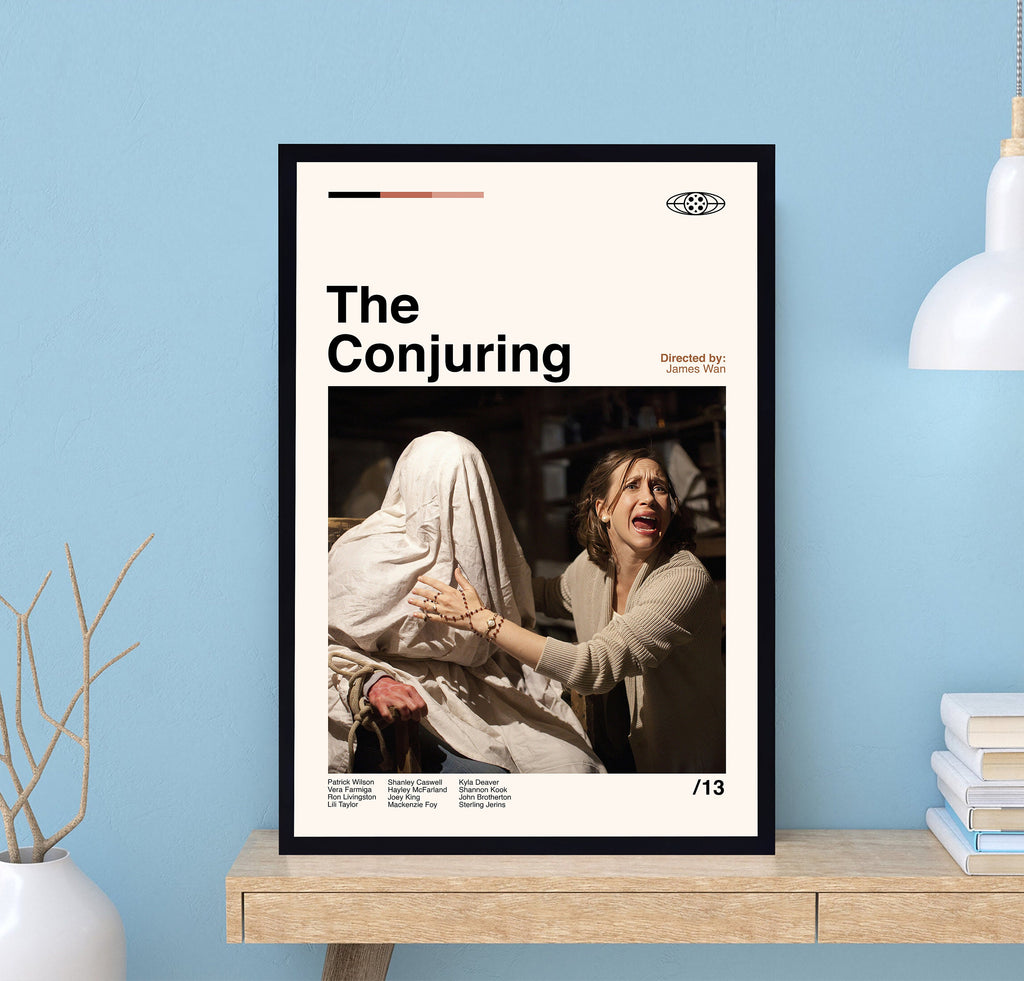 The Conjuring Poster, The Conjuring Print, James Wan, Retro Poster, Mi ...